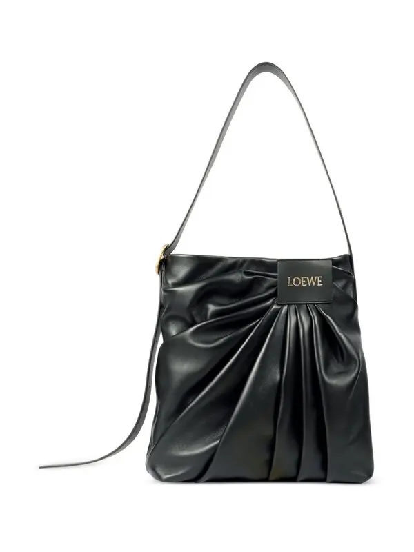 Loewe Draped Leather Tote Bag