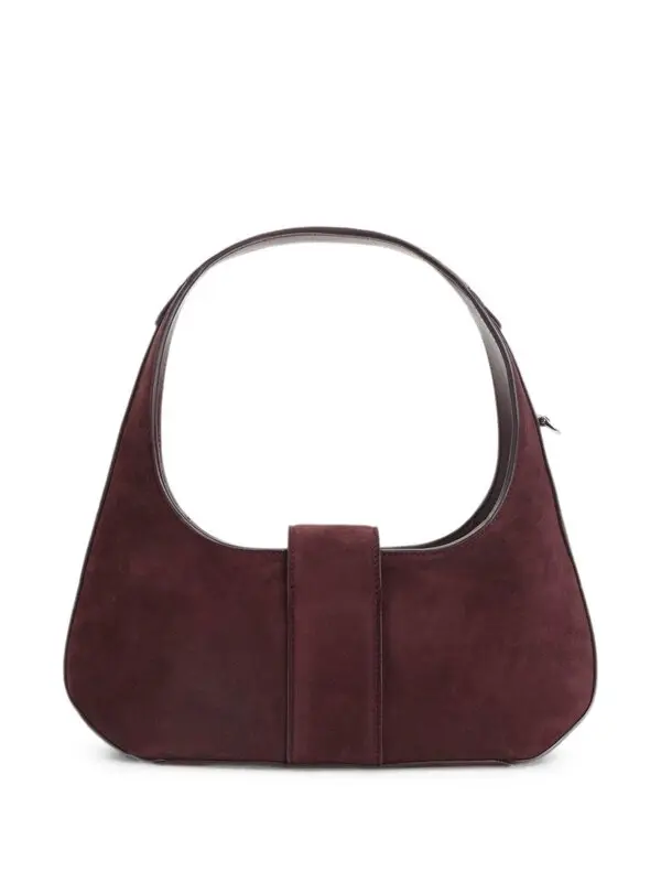 ROGER VIVIER Belle Vivier Mini Leather Hobo Bag - Brown