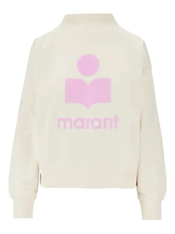 MARANT ETOILE Moby Cotton Sweatshirt - Beige