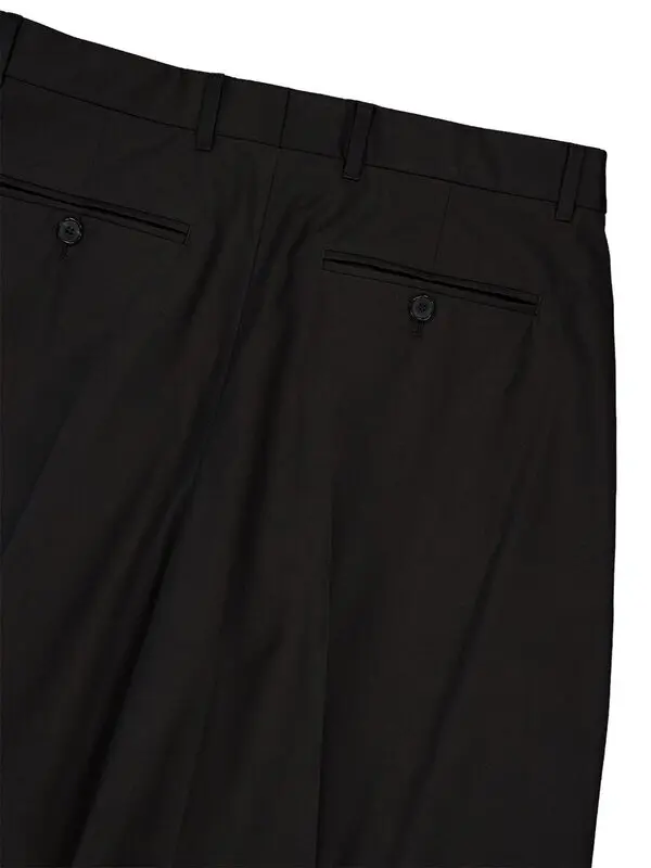 Givenchy Cotton Trousers With Double Front Pleats