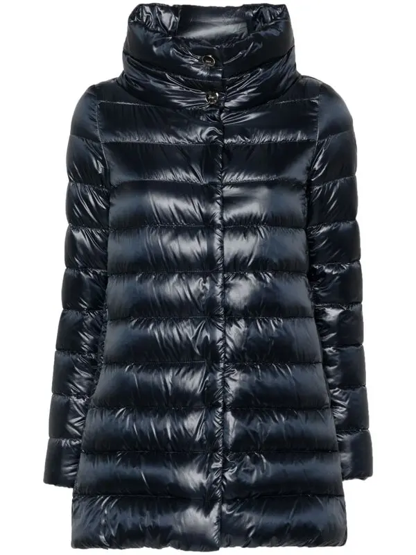 Herno Amelia Midi Down Jacket - Blue