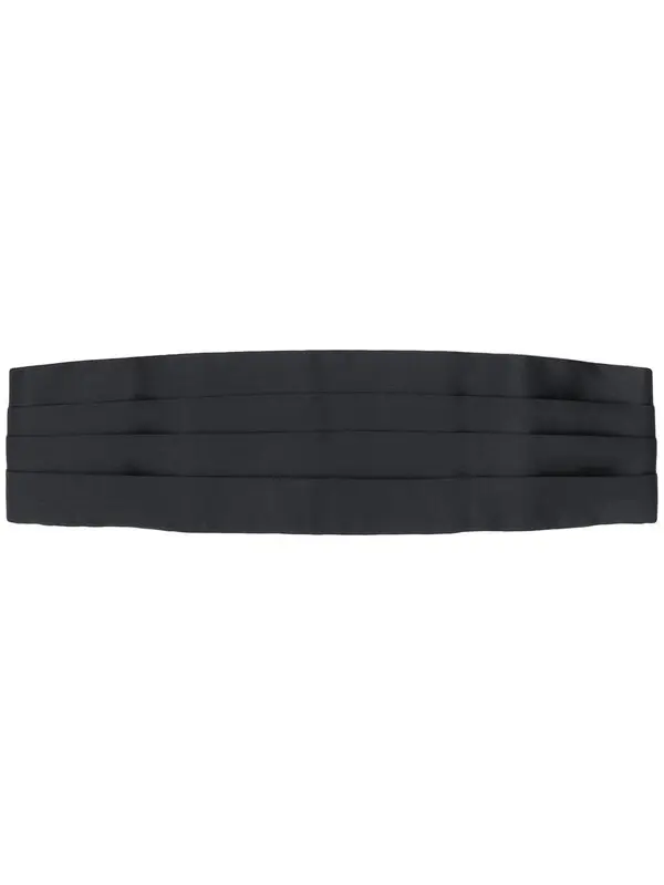 Brioni Silk Cummerbund - Black