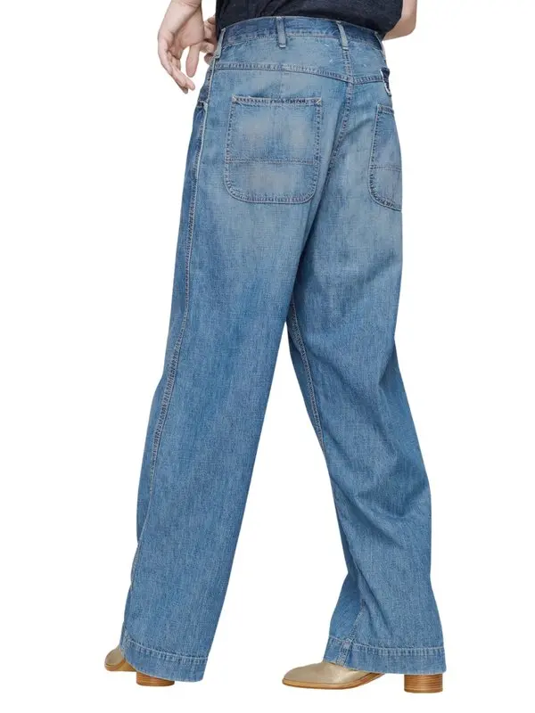 MAISON MARGIELA Wide Leg Denim Jeans