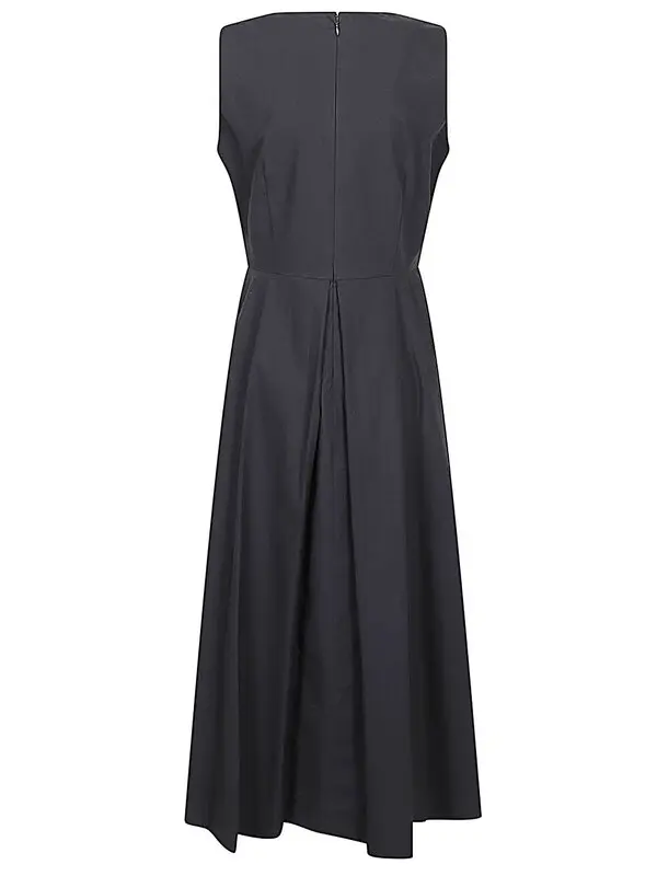 MIZUIRO Cotton Sleeveless Maxi Dress
