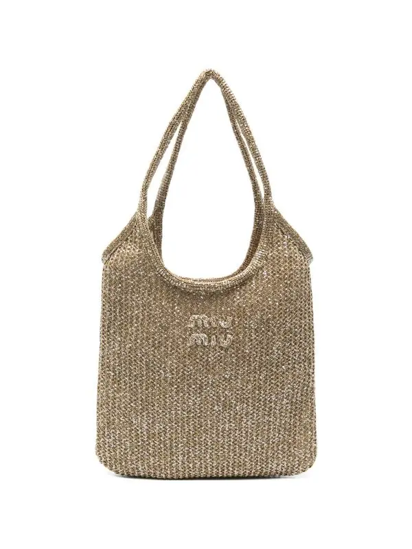 Miu Miu Sequined Shoulder Bag