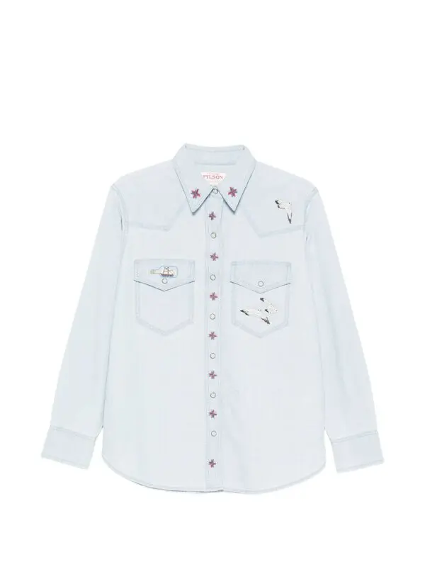 Filson Embroidered Denim Shirt