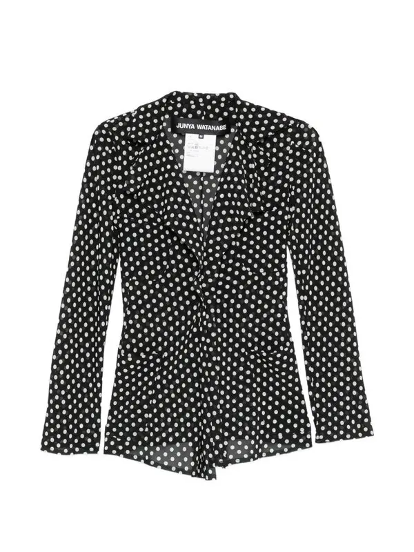 Junya Watanabe Polka-dot Ruffled Jacket