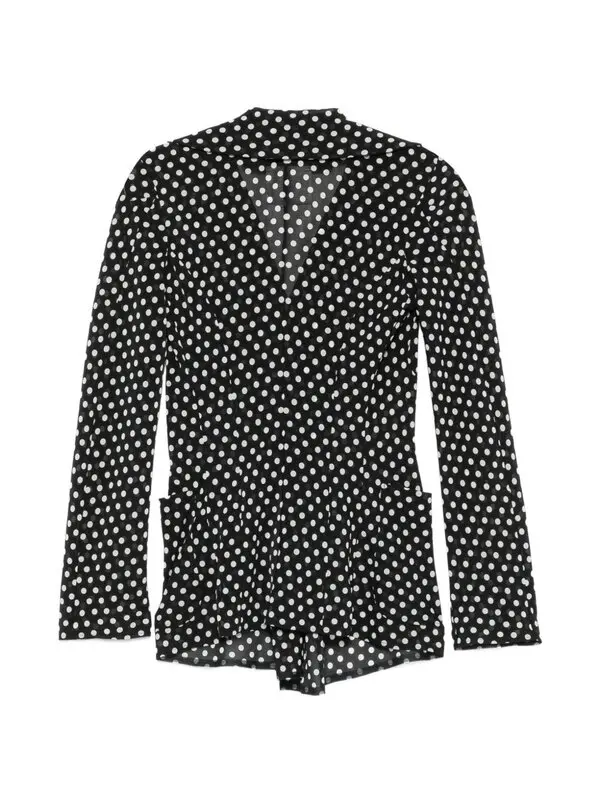 Junya Watanabe Polka-dot Ruffled Jacket
