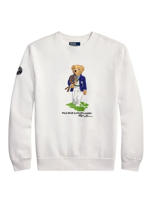 Polo Ralph Lauren Wimbledon Bear Embroidered Sweatshirt