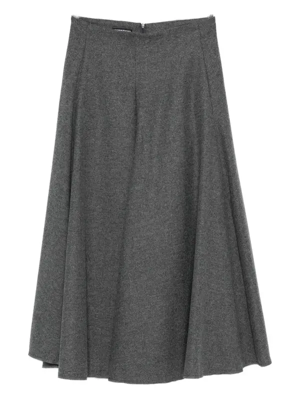SUSANNE BOMMER Wool Midi Skirt