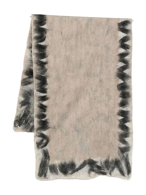 SILVANA MANETTI Cashmere And Silk Scarf - Grey
