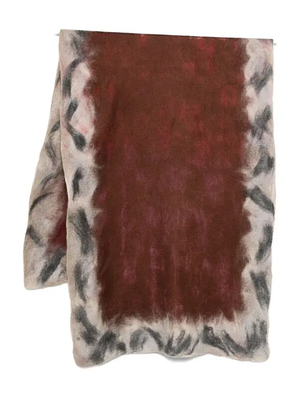 SILVANA MANETTI Cashmere And Silk Scarf - Red