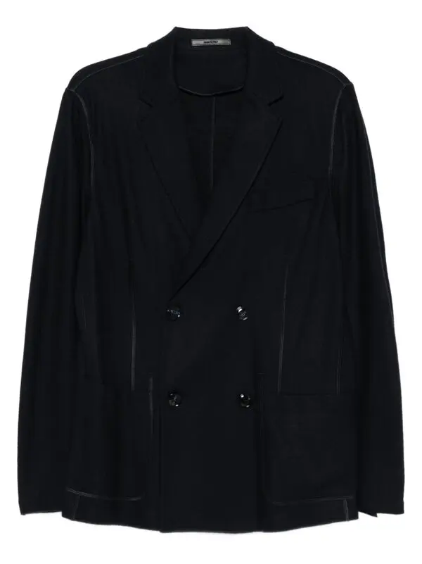Giorgio Armani Cashmere Double-breasted Blazer Jacket