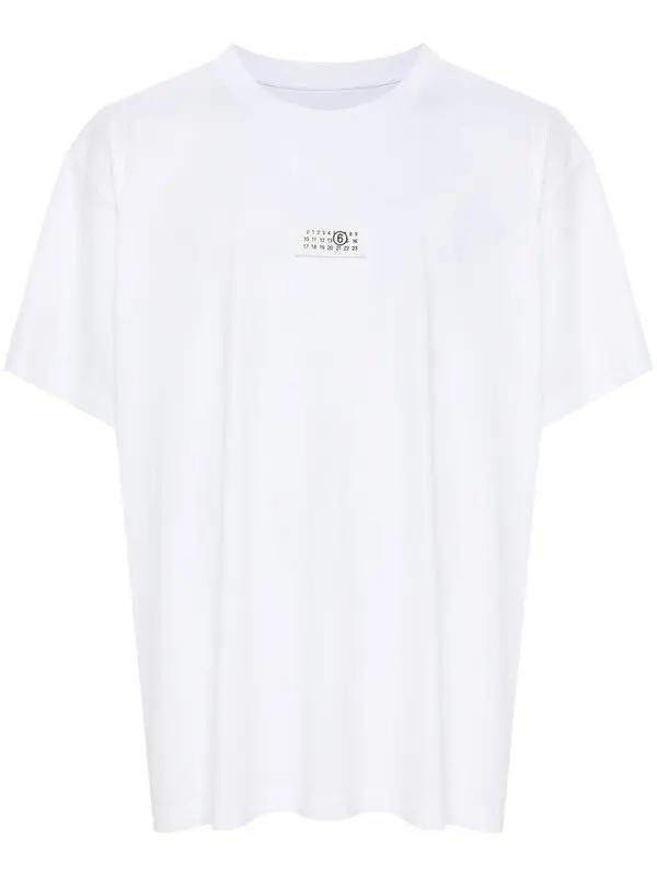MAISON MARGIELA Logo Cotton T-shirt - White