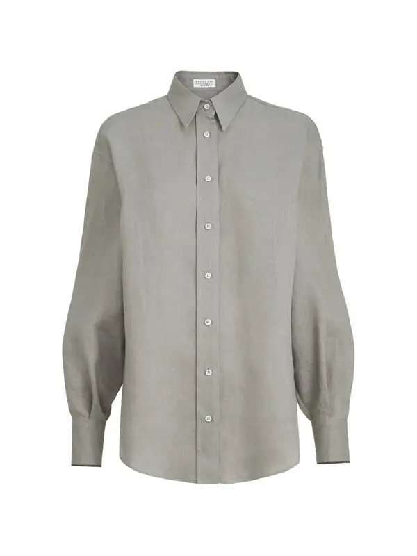 Brunello Cucinelli Linen Shirt - Green