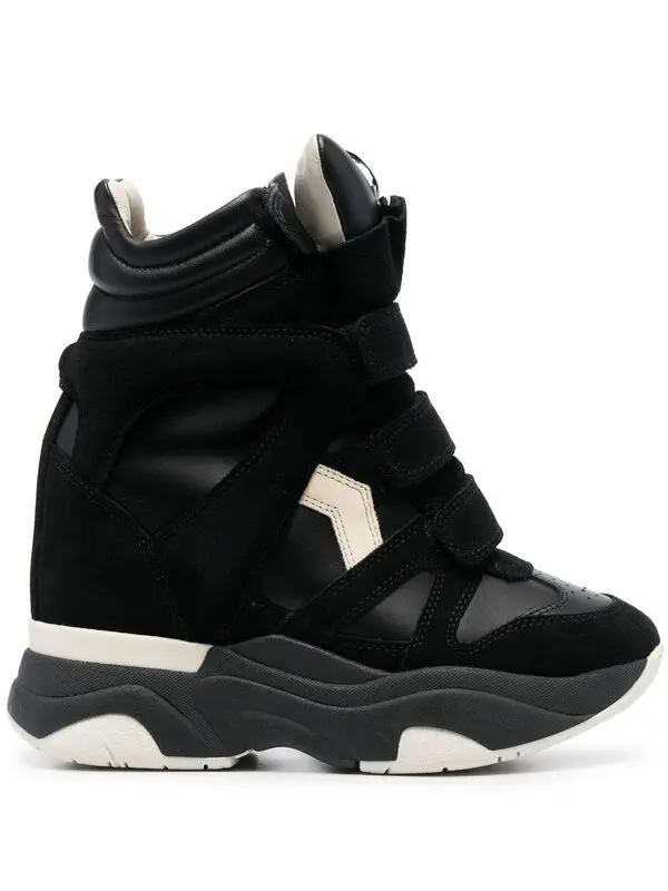 Isabel Marant Étoile Balskee Leather Sneakers - Black