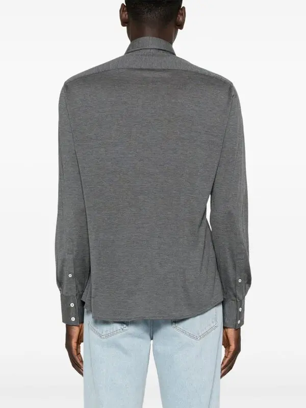 Brunello Cucinelli Silk And Cotton Blend Shirt