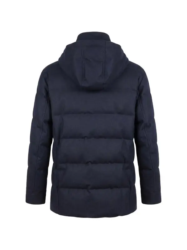 Brunello Cucinelli Wool Hooded Jacket