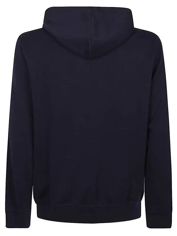 Brunello Cucinelli Cotton Blend Hoodie - Blue