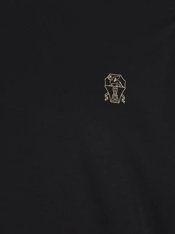 Brunello Cucinelli Logo Cotton T-shirt