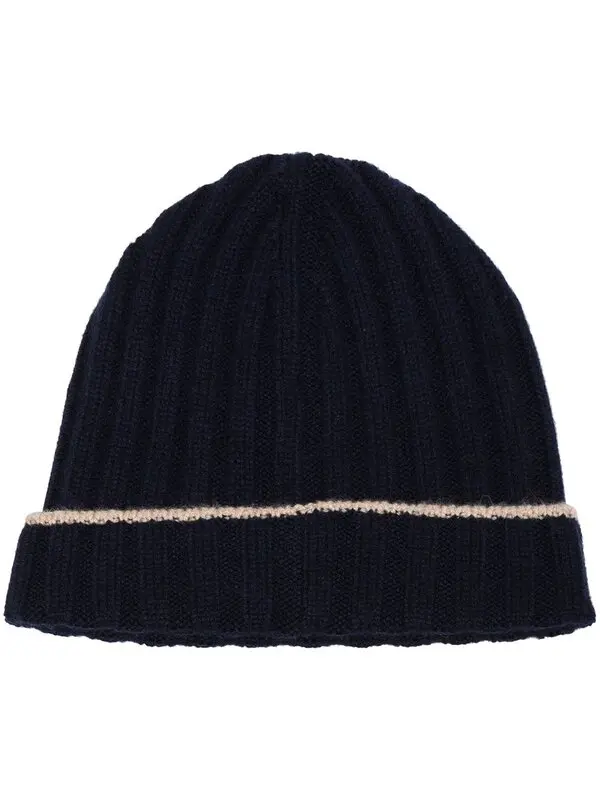 Brunello Cucinelli Cashmere Beanie - Blue