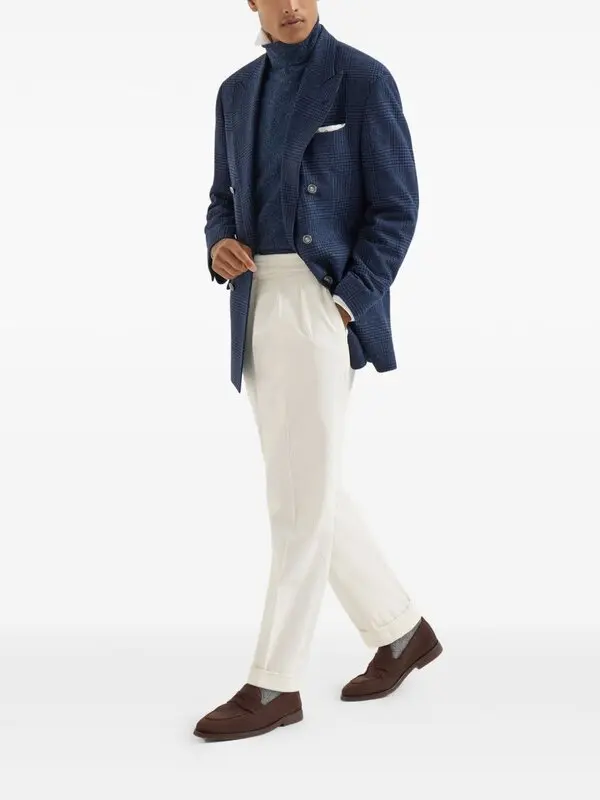 Brunello Cucinelli Suede Leather Loafers