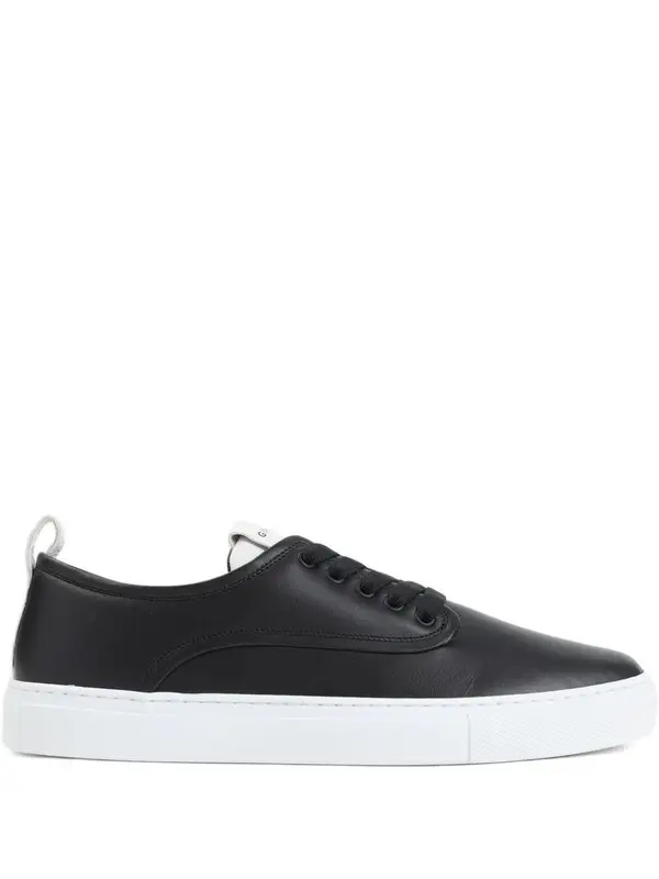 Givenchy New City Leather Lace-up Sneakers - Black
