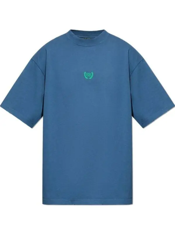 Balenciaga Laurel Classic T-shirt - Blue