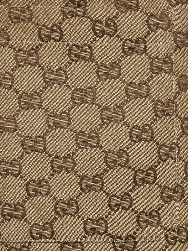 Gucci Gg Supreme Linen Shorts