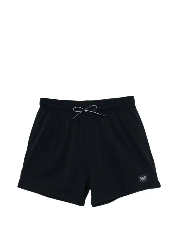 Emporio Armani Logo Swim Shorts - Blue