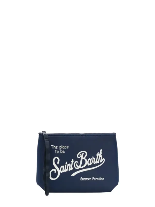 MC2 SAINT BARTH Aline Clutch Bag - Blue