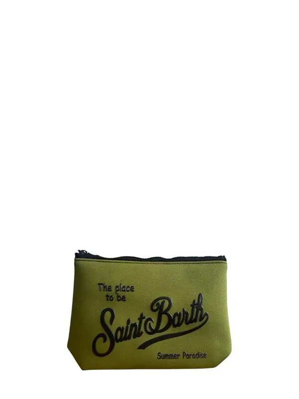MC2 SAINT BARTH Aline Clutch Bag - Green