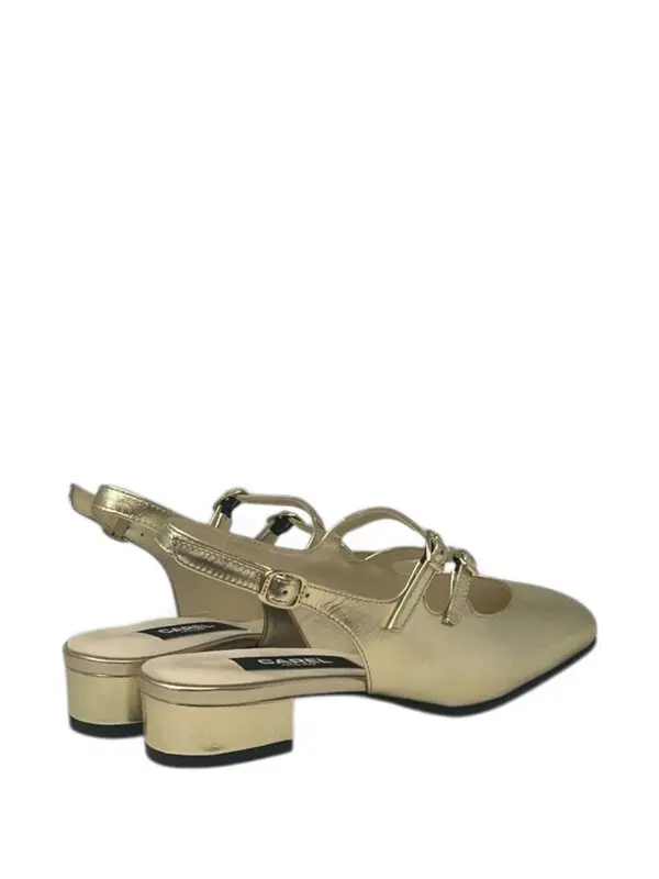 CAREL Peche Slingback Ballerinas - Silver