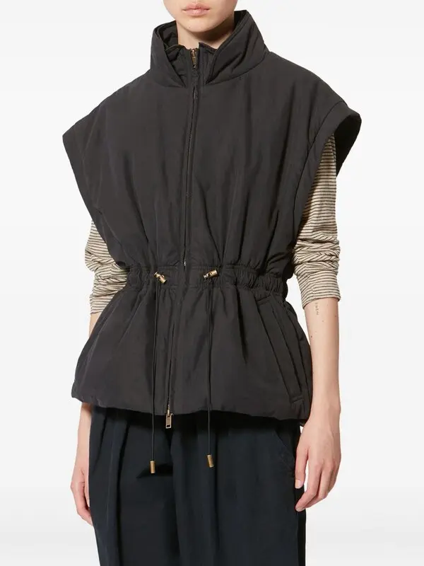 MARANT ETOILE Dastyni Blouson Jacket With Drawstring Waist