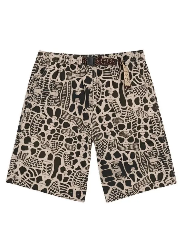 BRAIN DEAD Skull Climber Short - Beige