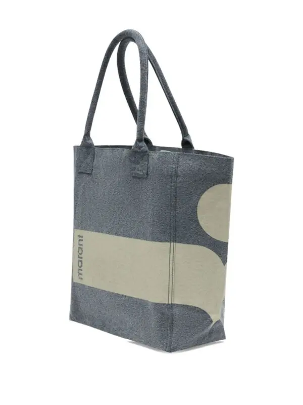 Isabel Marant Étoile Yenky Cotton Tote Bag - Black