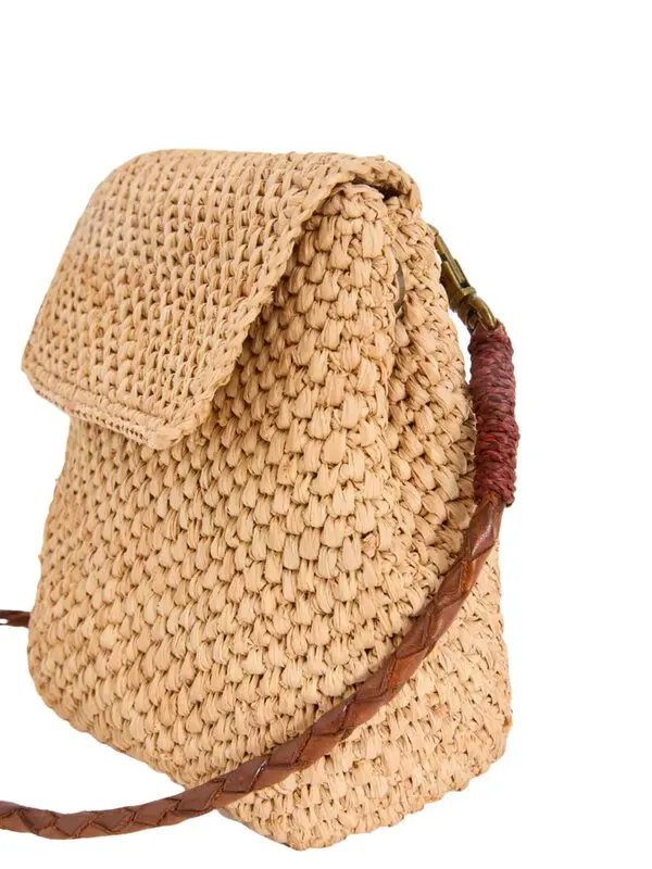 IBELIV Zaz Raffia Backpack