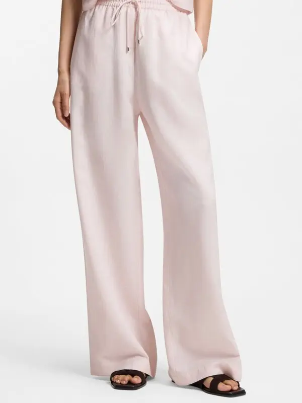 BOSS Wide Leg Trousers - Pink