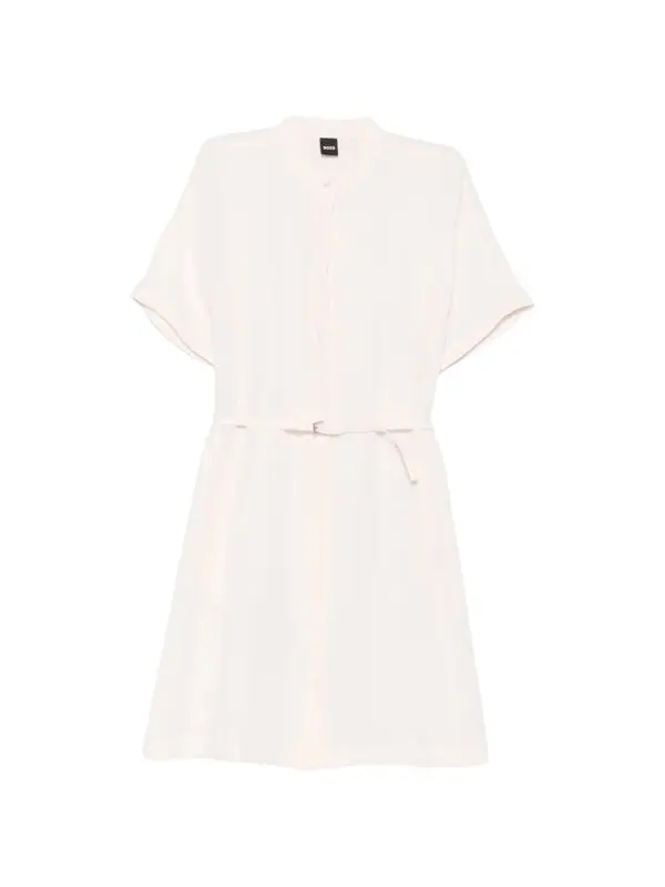 BOSS Belted Shirt Dress