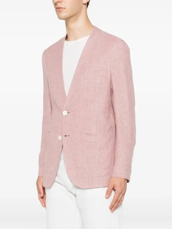 Brioni Linen And Silk Blend Jardigan