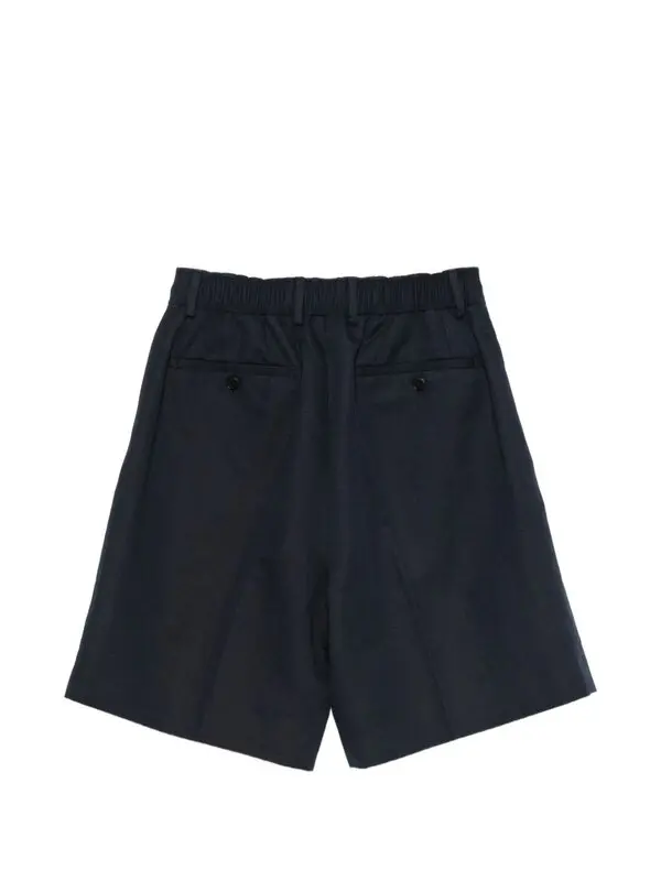 Brioni Bellagio Linen And Cotton Shorts