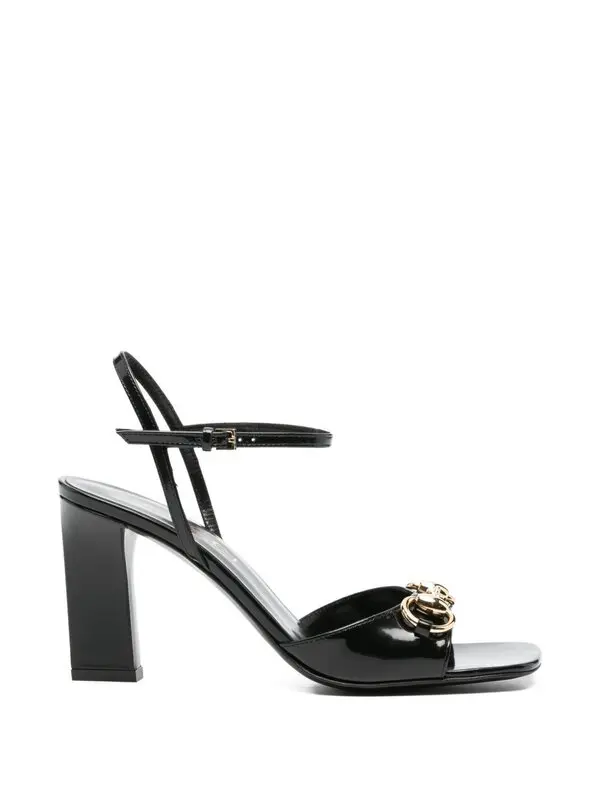 Gucci Signora Leather Sandals - Black