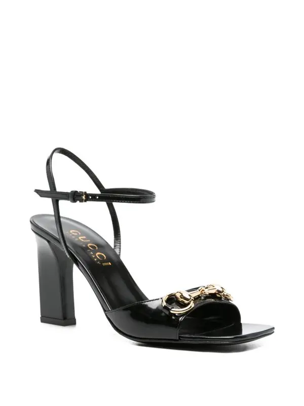 Gucci Signora Leather Sandals - Black