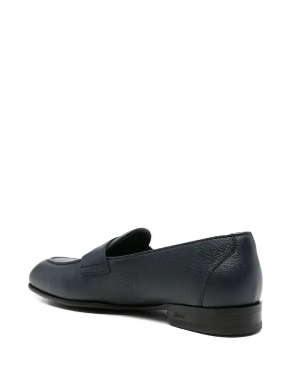 Brioni Appia Leather Penny Loafers