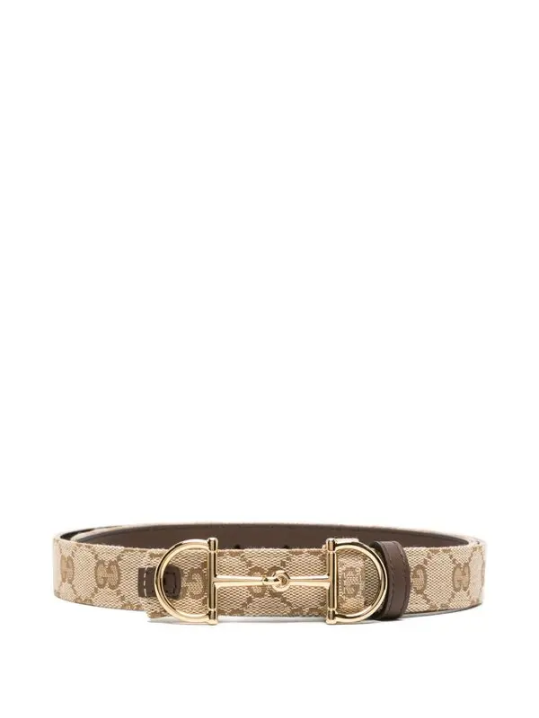 Gucci Horsebit Reversible Belt - Beige