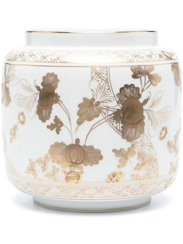 GINORI 1735 Oriente Italiano Candle Holder - Gold