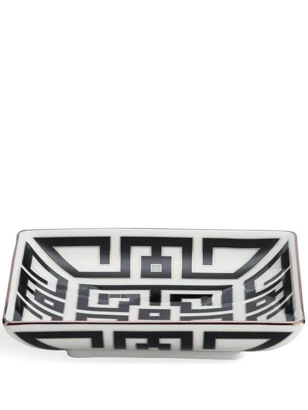 GINORI 1735 Labirinto Squared Bowl - Black
