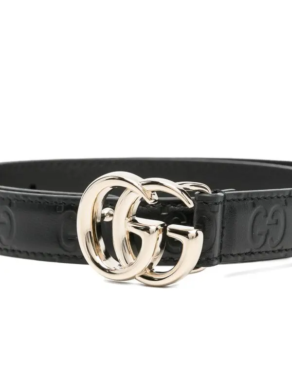 Gucci Gg Marmont Belt - Black