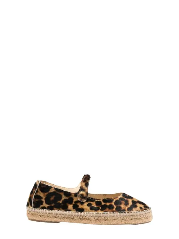 Manebí Leopard Print Espadrilles - Brown