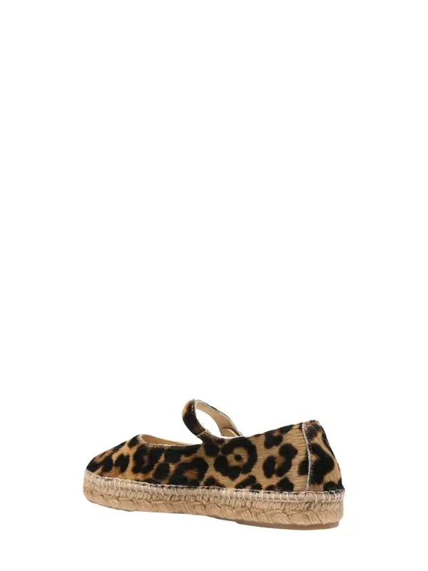 Manebí Leopard Print Espadrilles - Brown